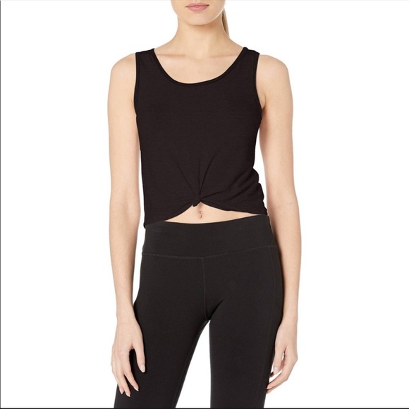 Onzie | Tops | Onzie Crop Top Black Womens Tie | Poshmark